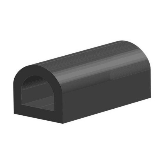 Mosrubber D profiel | Tochtband | Tochtprofiel