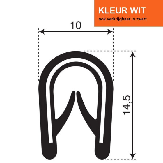 Kantprofiel | Kantafwerk profiel | Klemprofiel