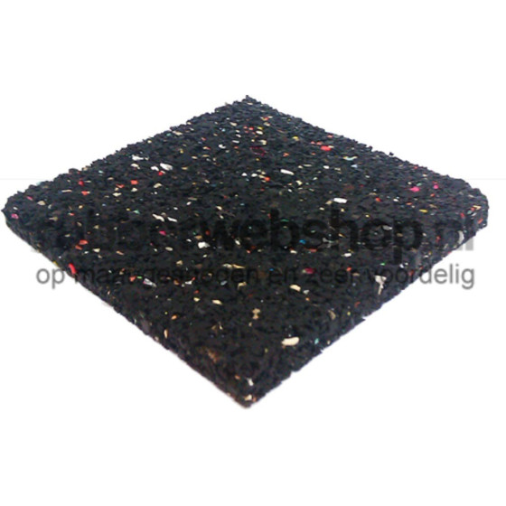 Tegeldragers van granulaat gerecycled rubber | rubberwebshop.nl