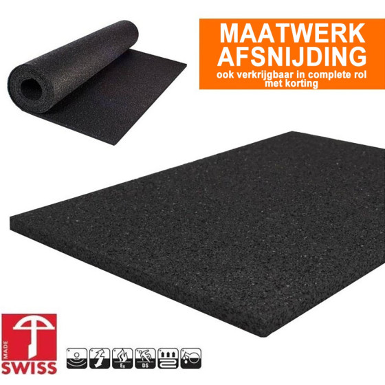 Rubber vloer - Anti slip rubber vloer - antislip rubber op rol