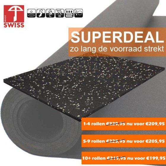 Fitness Vloer, Rubber Fitness vloeren, Rubber Sport vloer