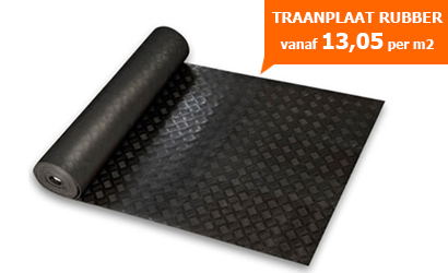 Rubberen vloeren en rubber lopers matten - Heel voordelig per rol of ...